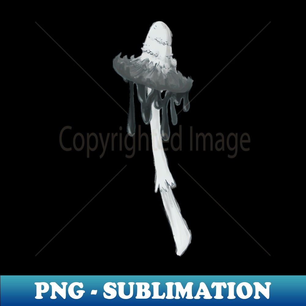 Inky cap mushroom - Retro PNG Sublimation Digital Download - | Inspire ...