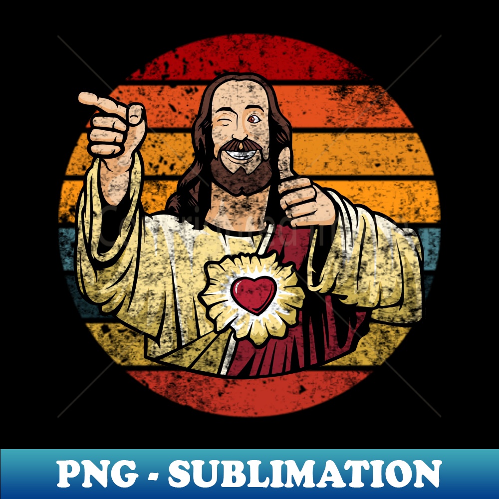 Buddy Christ - PNG Transparent Sublimation File - Perfect fo | Inspire ...