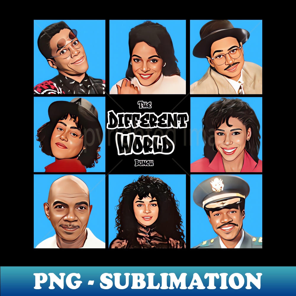 The Different World Bunch - PNG Transparent Sublimation File | Inspire ...