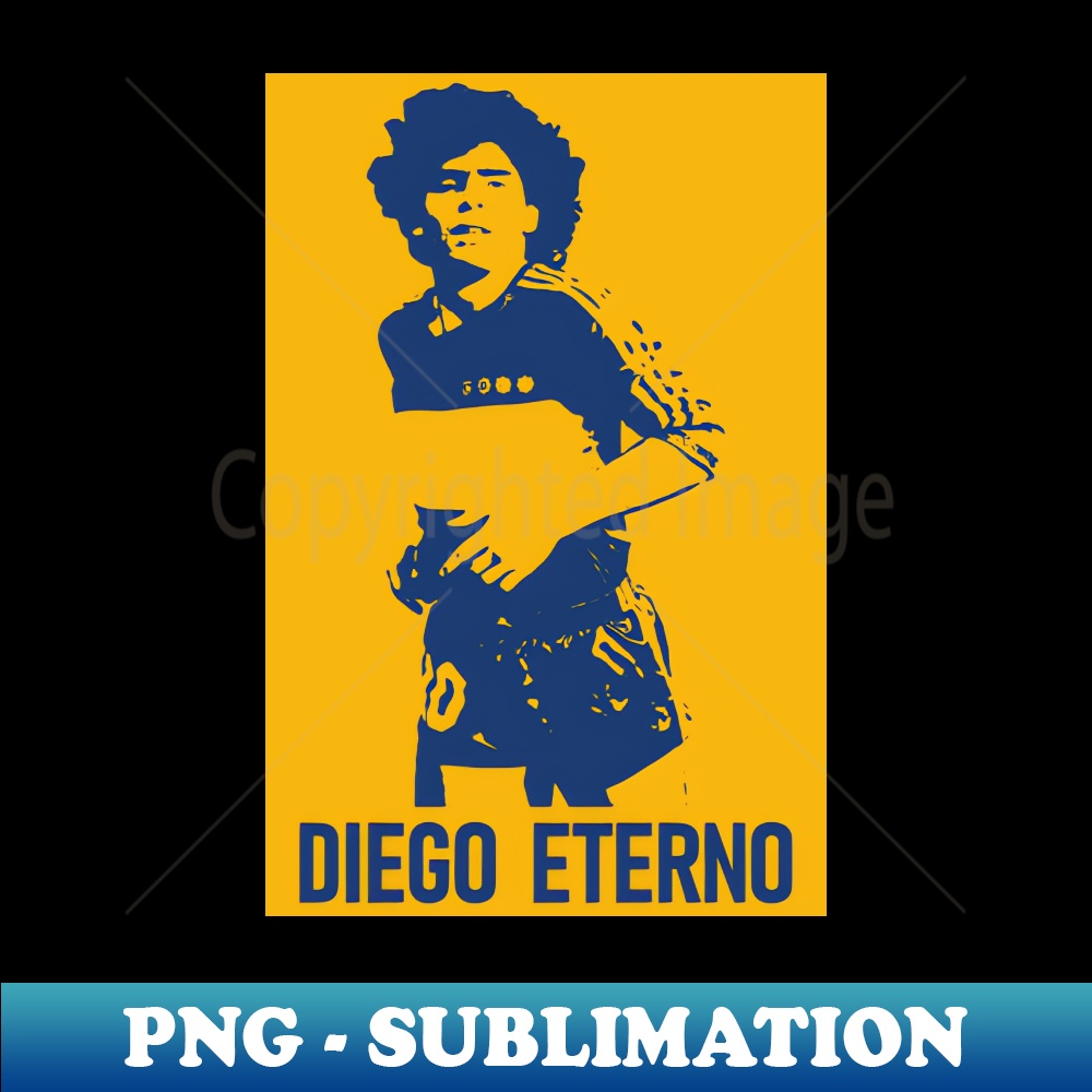 Diego Maradona Eterno - PNG Transparent Sublimation File - P | Inspire ...