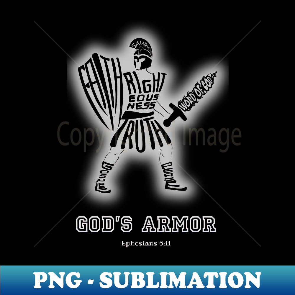 Armor of GOD GODS ARMOR - Digital Sublimation Download File | Inspire ...