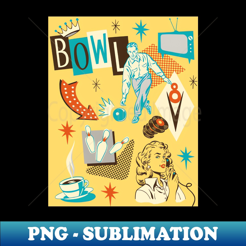Bowl-a-Rama - High-Resolution PNG Sublimation File - Instant | Inspire ...