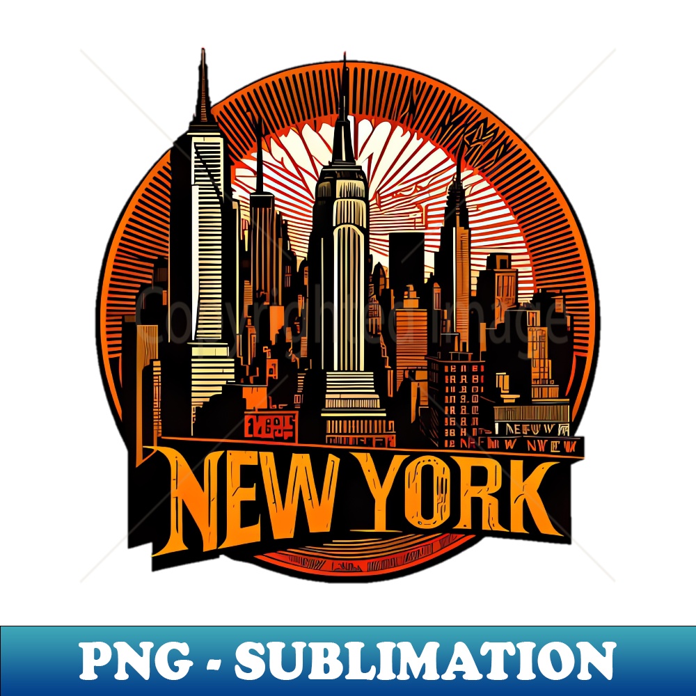 Design of the beautiful city of New York with a minimalist b | Inspire ...
