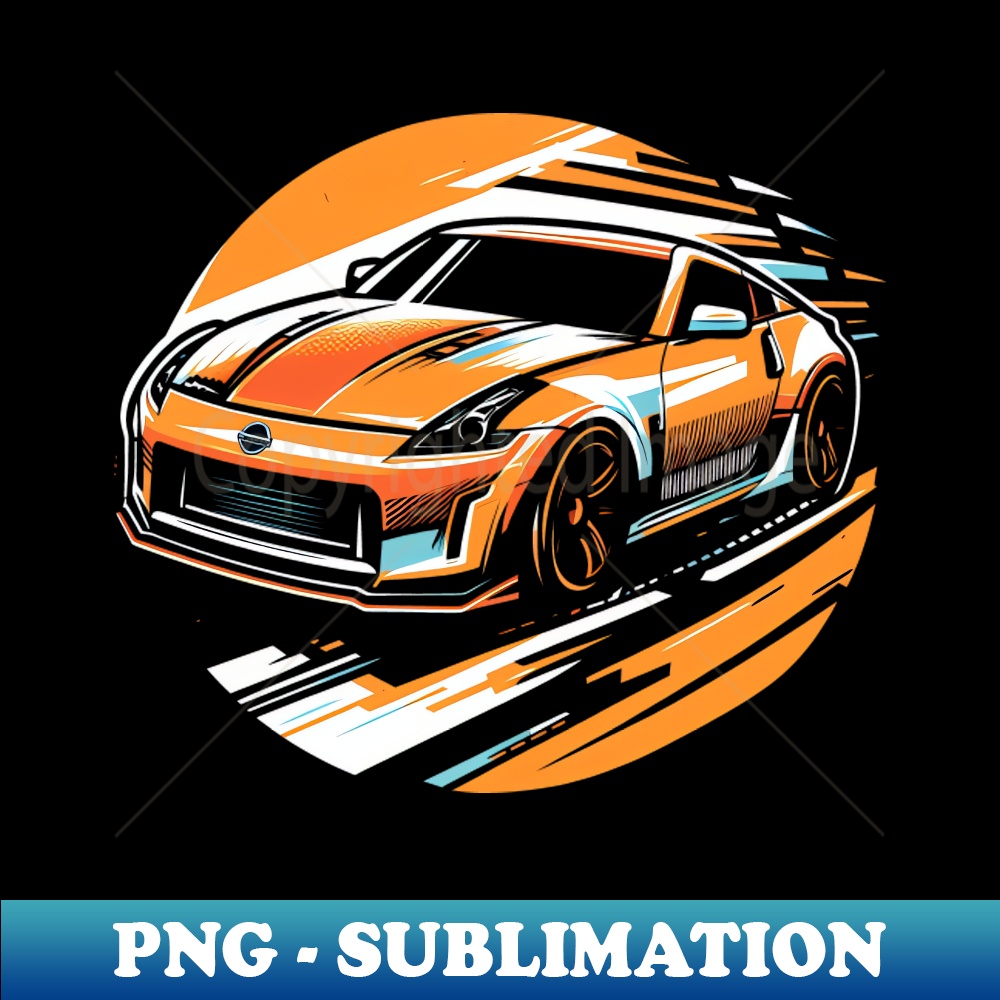 Nissan 350z - Digital Sublimation Download File - Vibrant an | Inspire ...