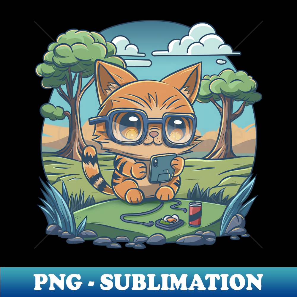 TAMA THE GADGET CAT - Special Edition Sublimation PNG File - | Inspire ...