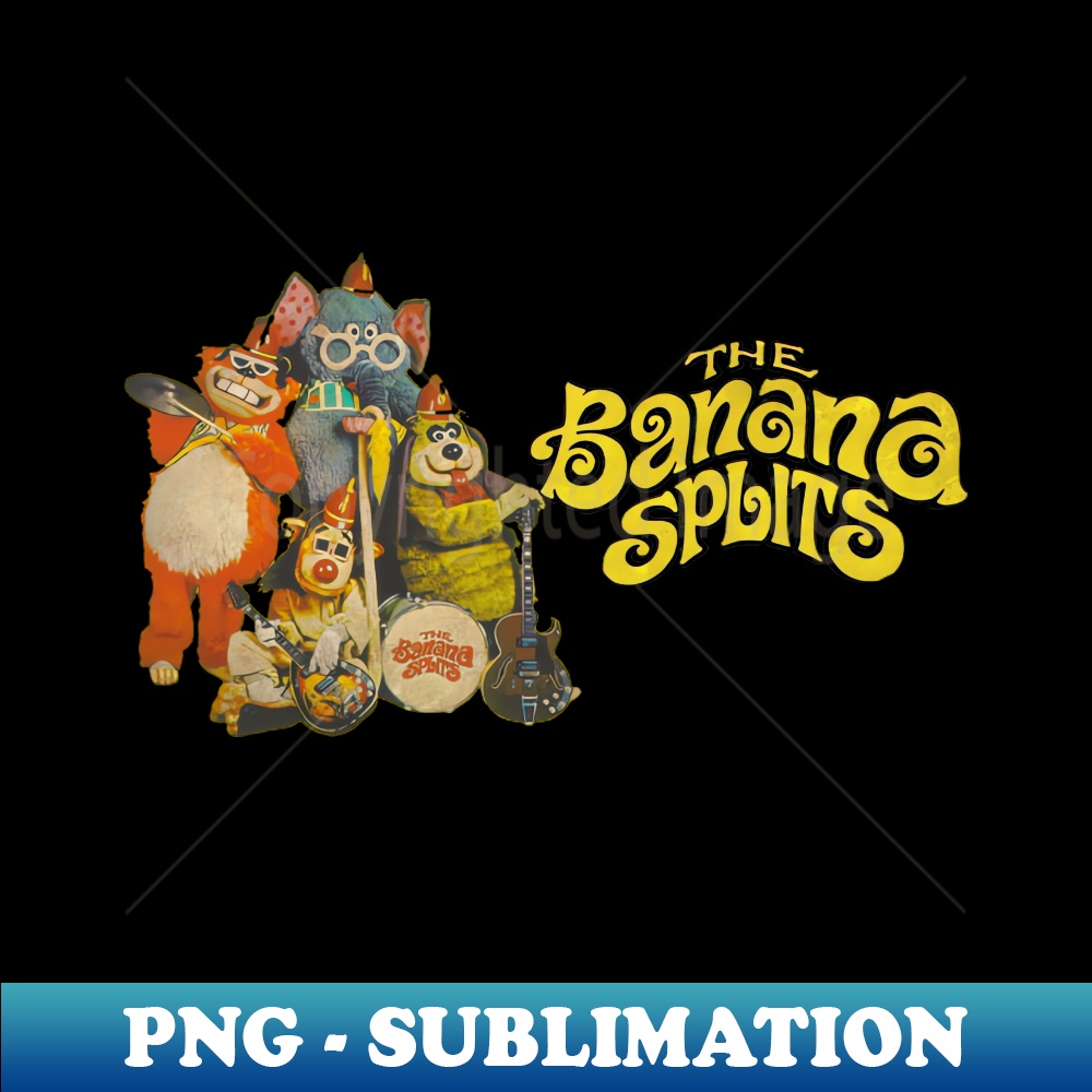 VINTAGE THE BANANA SPLITS - PNG Transparent Digital Download | Inspire ...