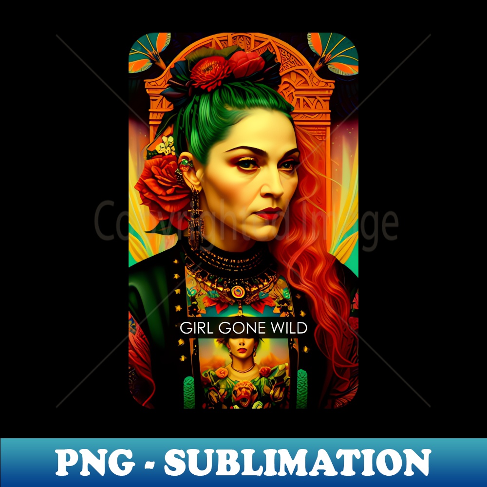 Girl Gone Wild Madona Music Artwork Aesthetic Sublimation Inspire