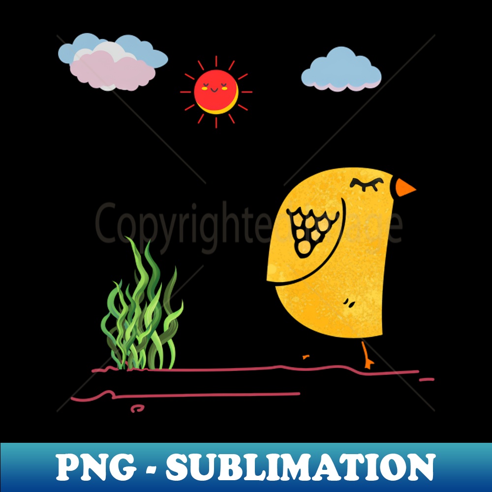 clam walking my cute birdy - Retro PNG Sublimation Digital D | Inspire ...