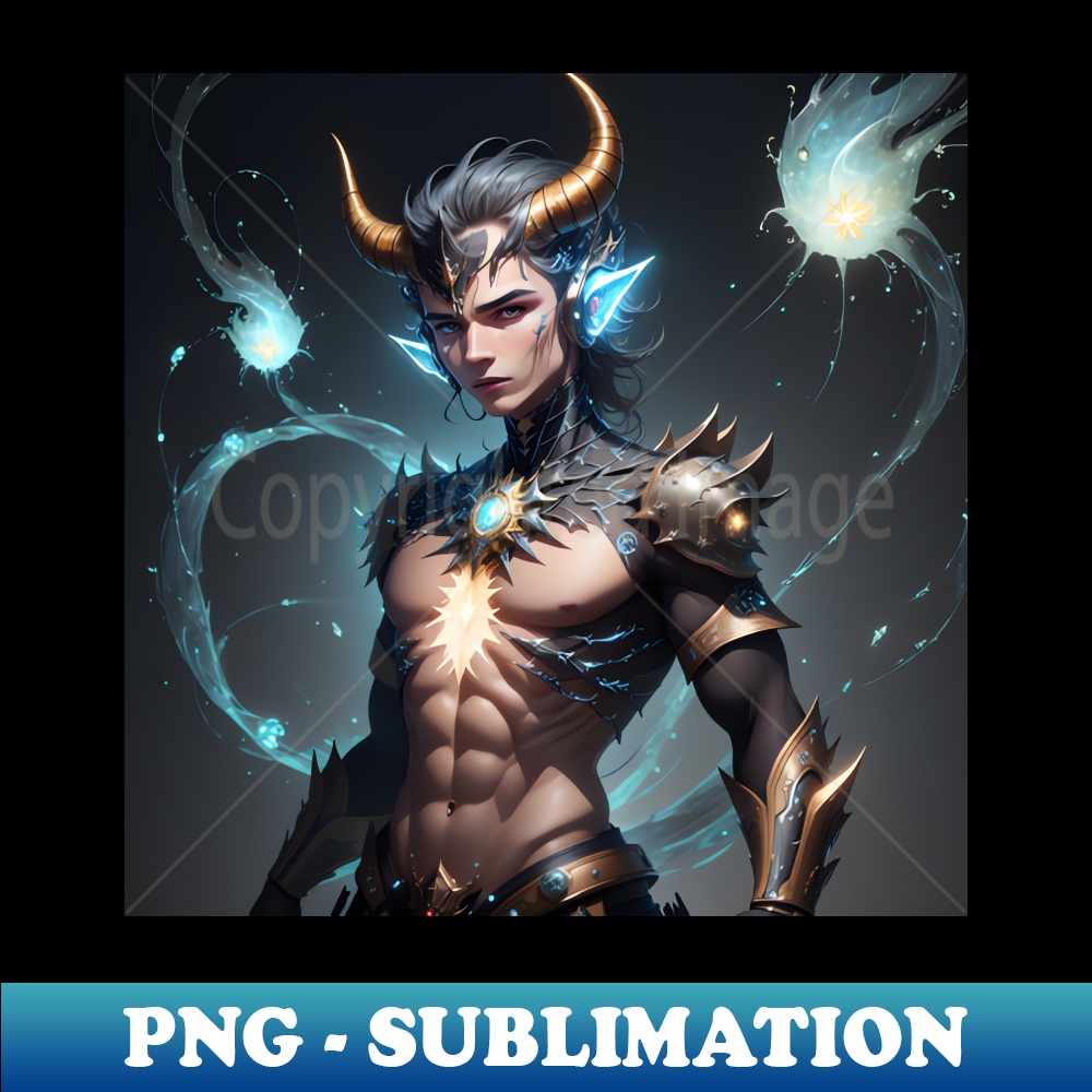 Man as a guardian elemental with an intricate scale magical | Inspire ...