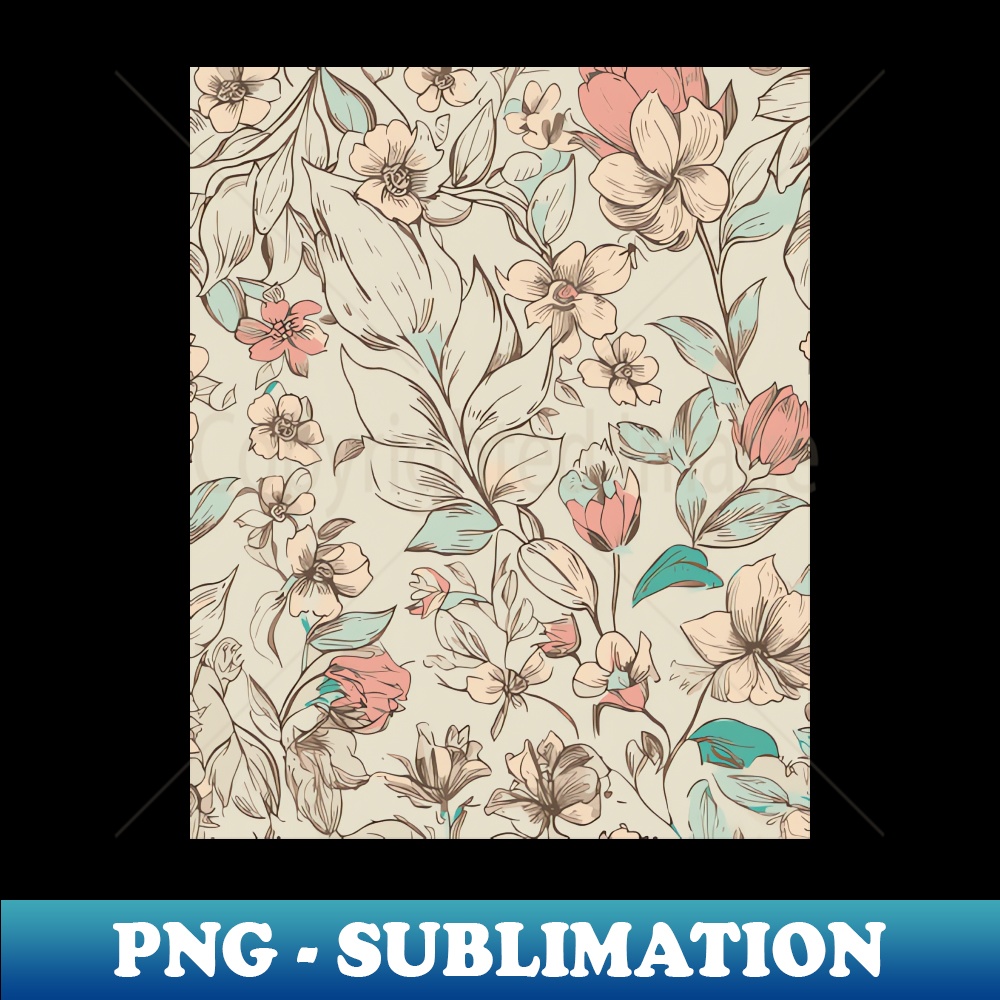 Floral Pattern Hand Drawn Sketch Whimsical Petal Sketches - | Inspire ...