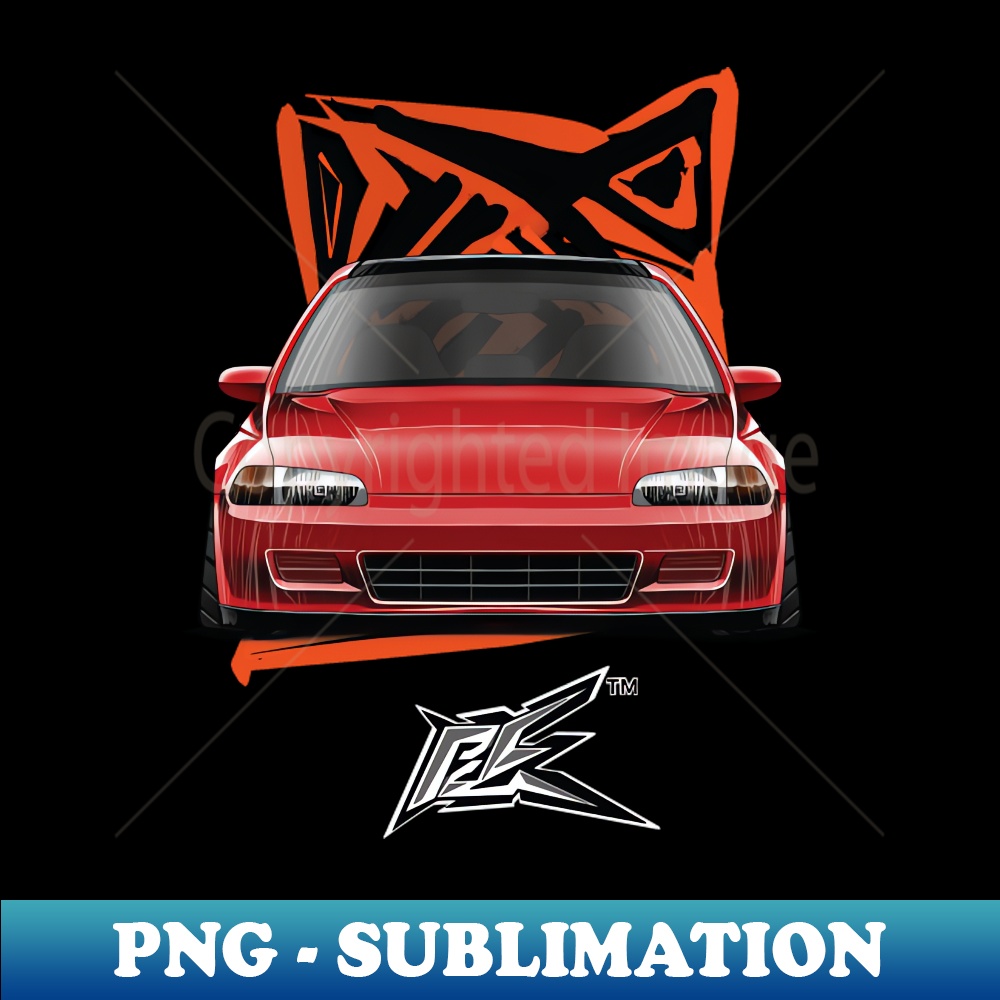 honda civic eg6 red - Premium PNG Sublimation File - Unleash | Inspire ...