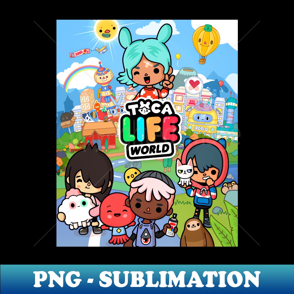 Toca Life World - Instant Sublimation Digital Download - Boo | Inspire ...