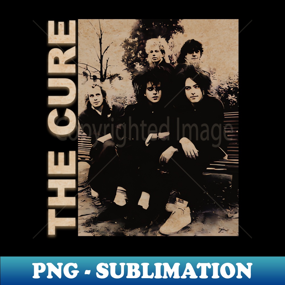 Vintage Poster of The Cure - Premium Sublimation Digital Dow | Inspire ...