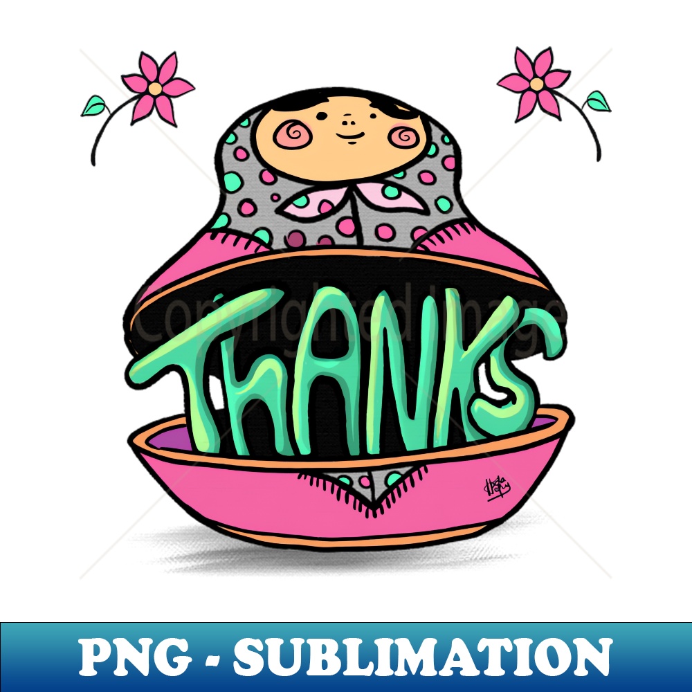 Thanks Russian Doll - PNG Transparent Digital Download File | Inspire ...