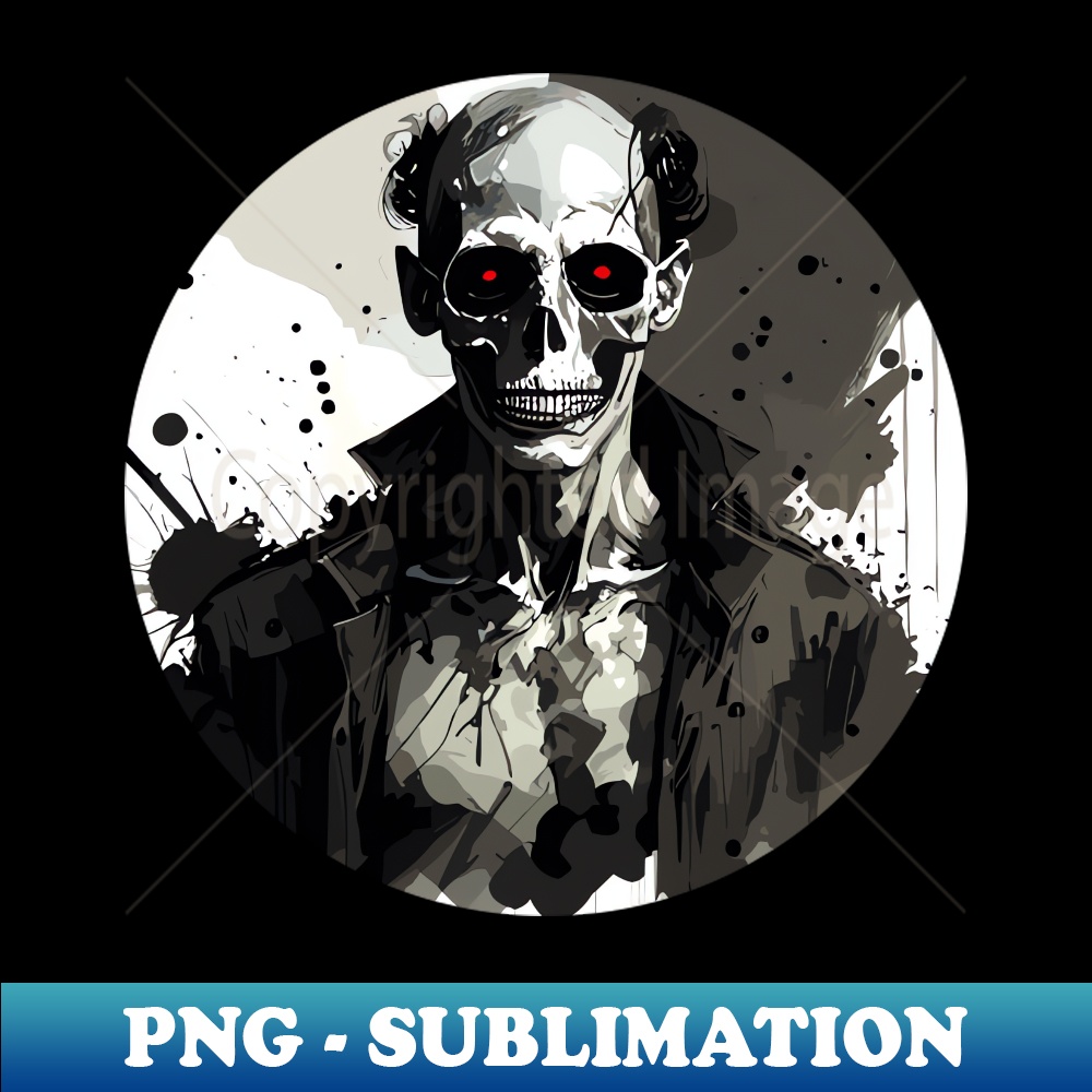 Spectral Skull Series II - PNG Transparent Sublimation Desig - Inspire ...