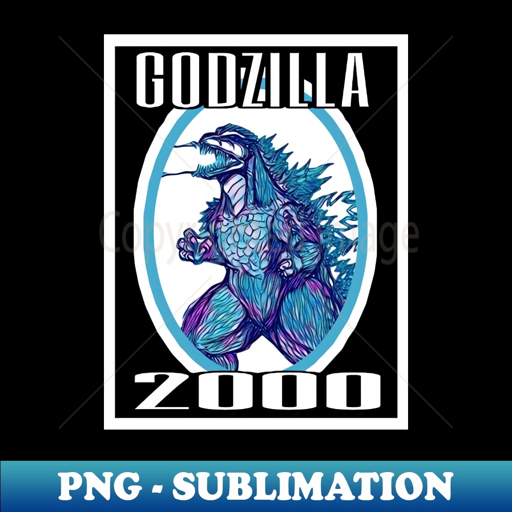 GODZILLA 2000 - Retro PNG Sublimation Digital Download - Rev | Inspire ...