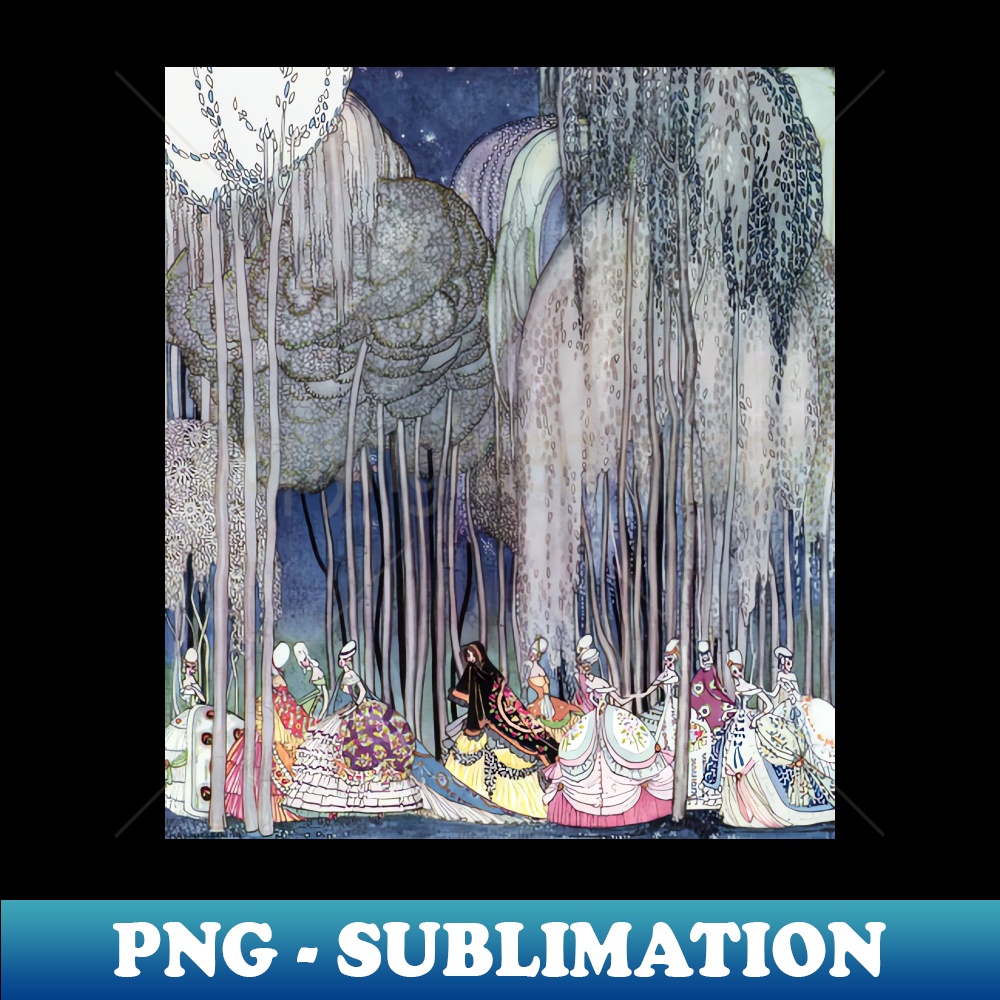 On the Way to the Dance by Kay Nielsen - PNG Transparent Sub | Inspire ...