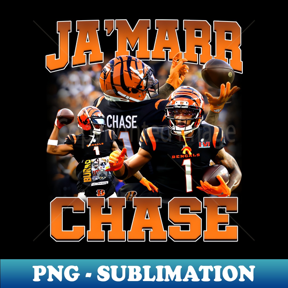 Jamarr Chase Vintage - PNG Transparent Digital Download File | Inspire ...