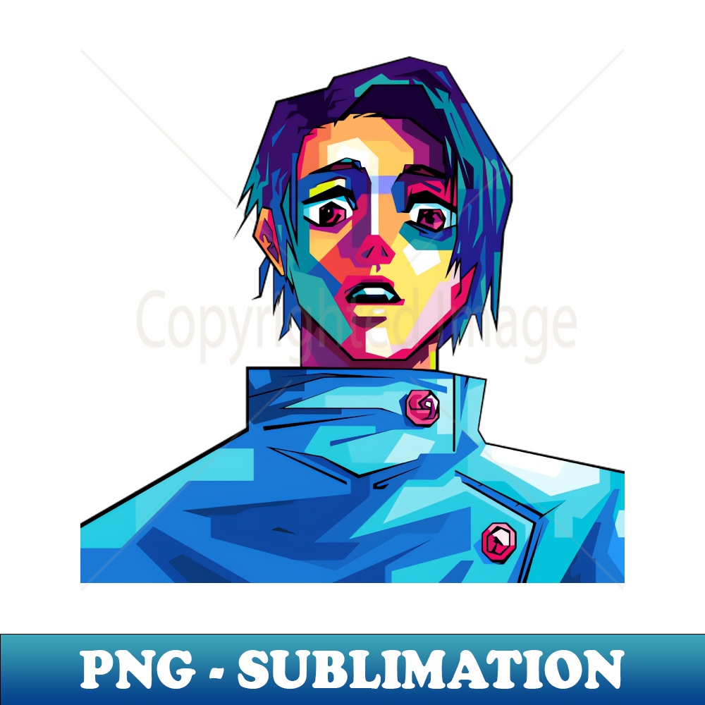 Okkotsu Yuta pop art - PNG Transparent Digital Download File | Inspire ...