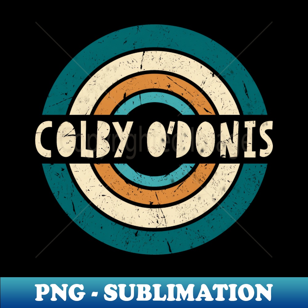 Retro Styles Colby Name Birthday 70s 80s 90s Circle - Elegan | Inspire ...