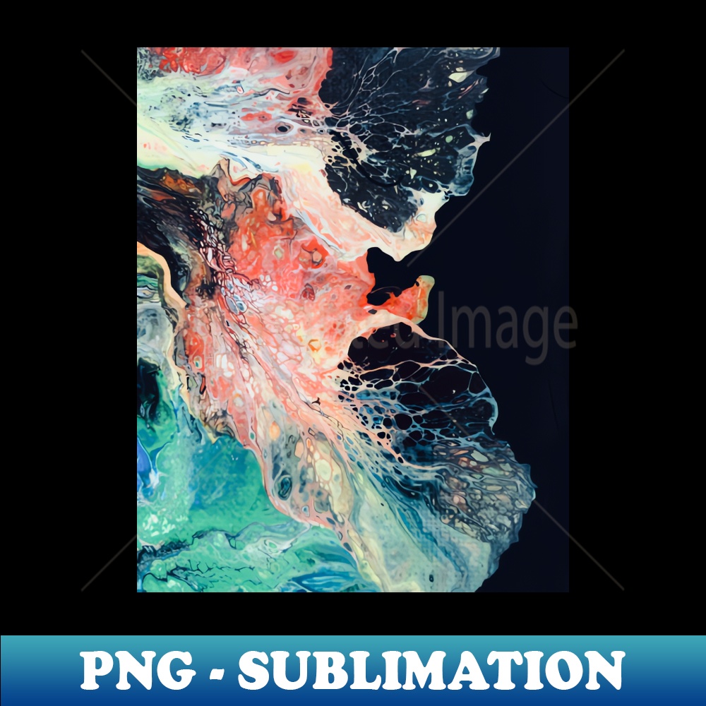 Cellular rainbow fluid acrylic paint - Special Edition Subli | Inspire ...