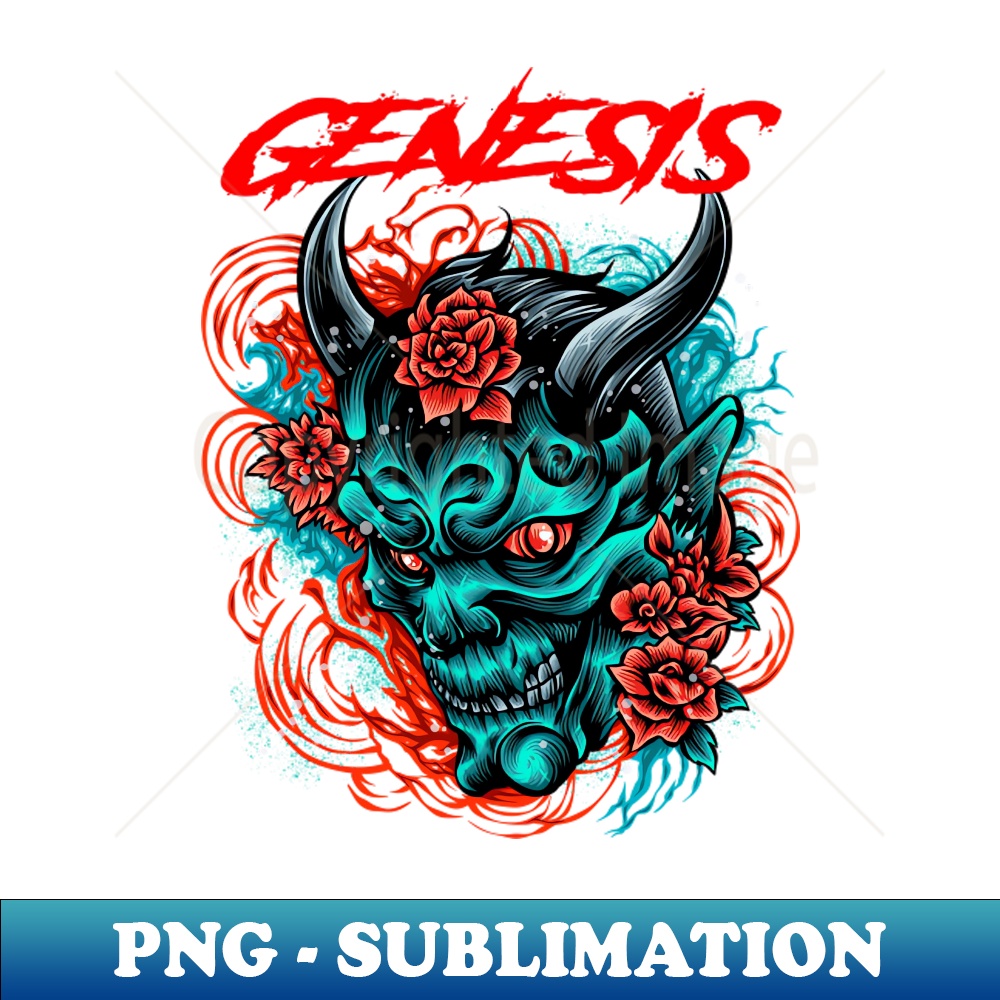 GENESIS BAND MERCHANDISE - Retro PNG Sublimation Digital Dow | Inspire ...