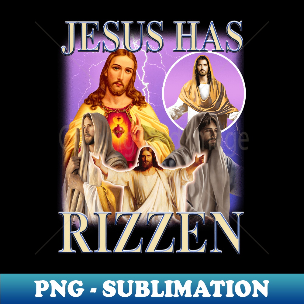 Jesus Has Rizzen Vintage Christian Design Jesus For Men - Su | Inspire ...
