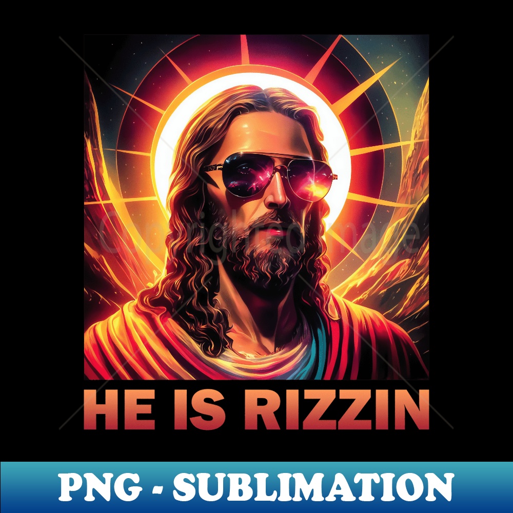 Funny He Is Rizzin Jesus Solar Eclipse - Professional Sublim - Inspire ...