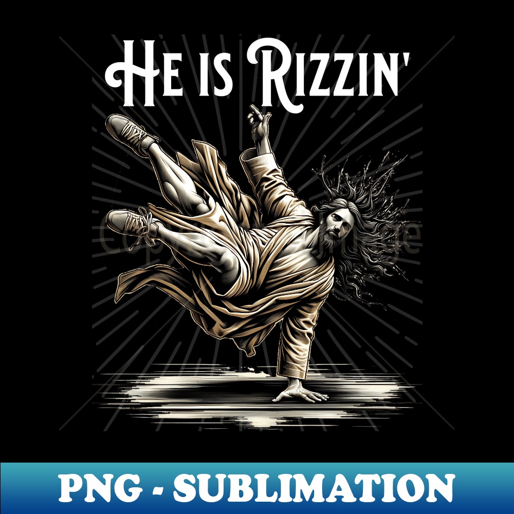 Breaking Cool Rizz Vibe He is Rizzin Jesus Dancing - High-Qu | Inspire ...