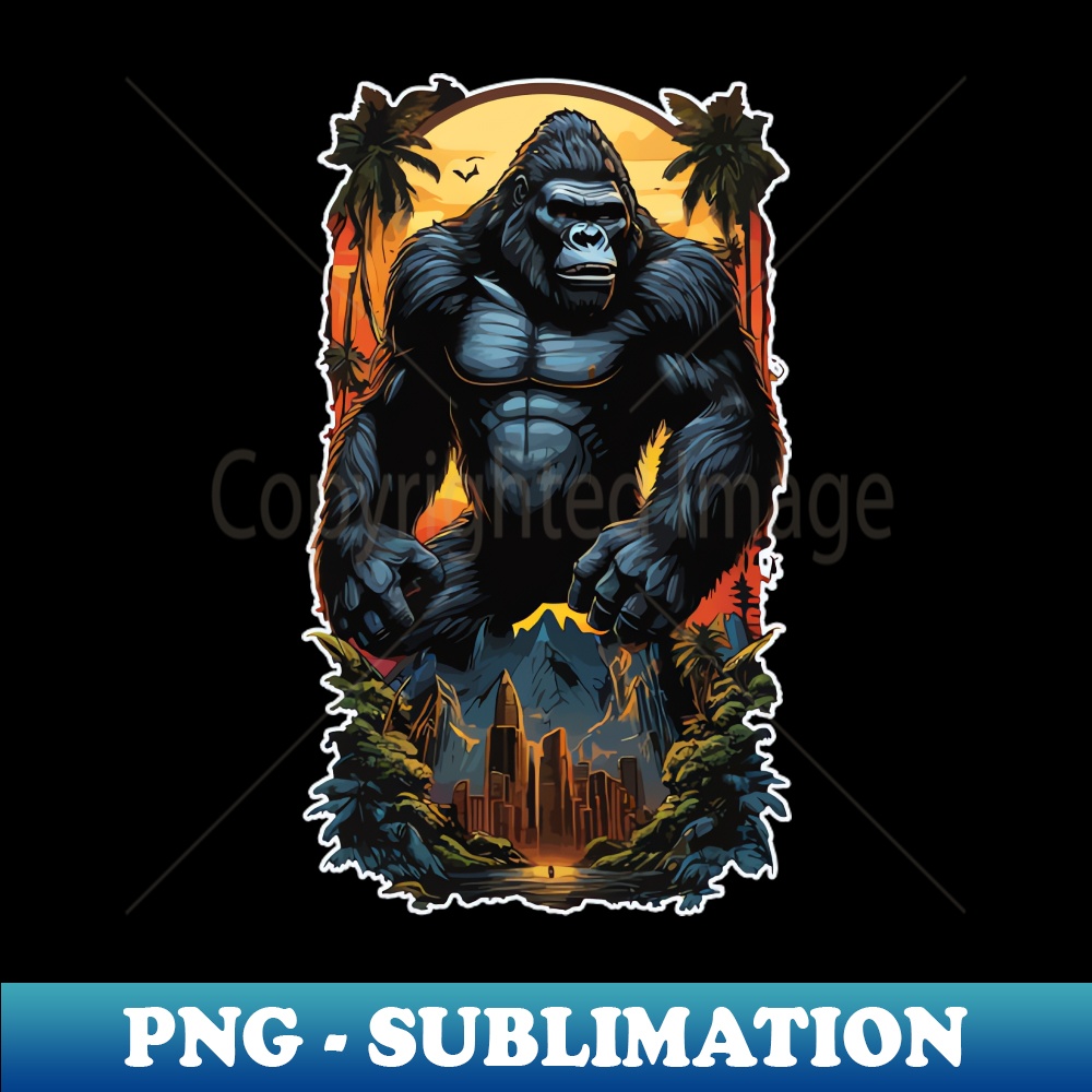 King Kong - PNG Transparent Sublimation File - Inspire Uplift