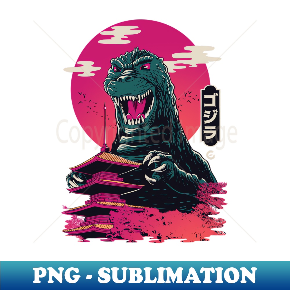 Godzilla first appearance - Exclusive PNG Sublimation Downlo | Inspire ...