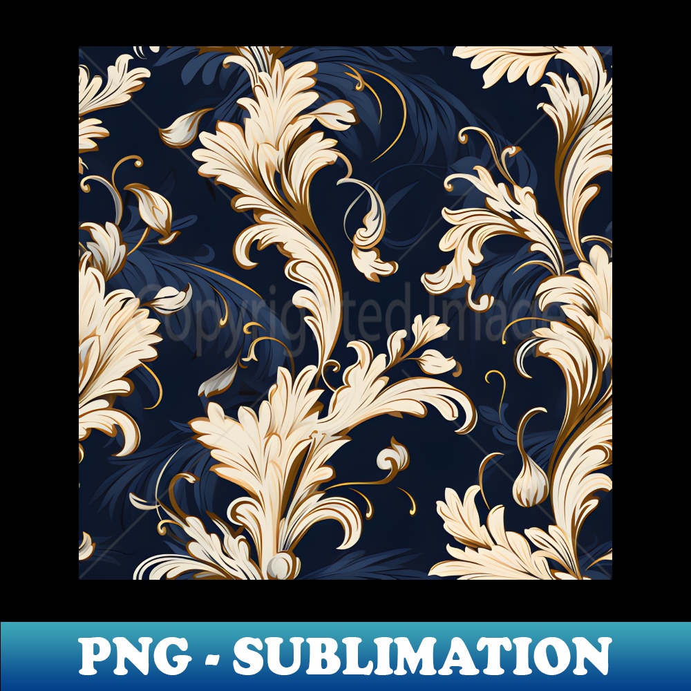 Elegant Baroque and Damask Decor Vintage Ornate Seamless Pat | Inspire ...