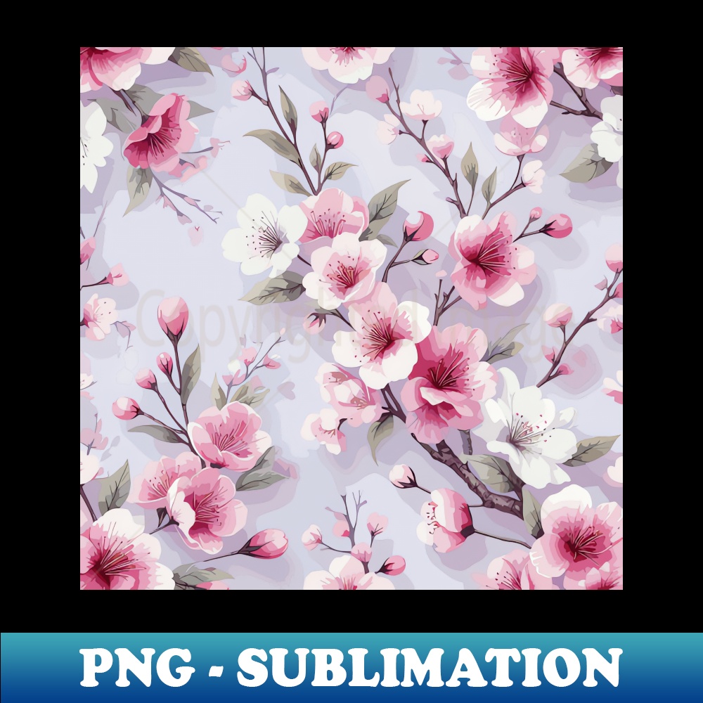 Cherry Blossom - Premium PNG Sublimation File - Defying the | Inspire ...