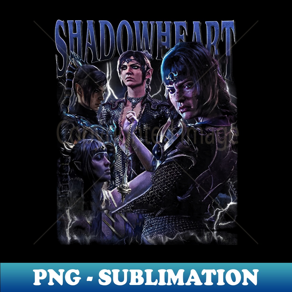 Shadowheart Baldurs Gate 3 Vintage - Vintage Sublimation PNG | Inspire ...