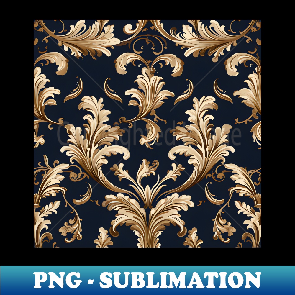 Elegant Baroque and Damask Decor Vintage Ornate Seamless Pat | Inspire ...