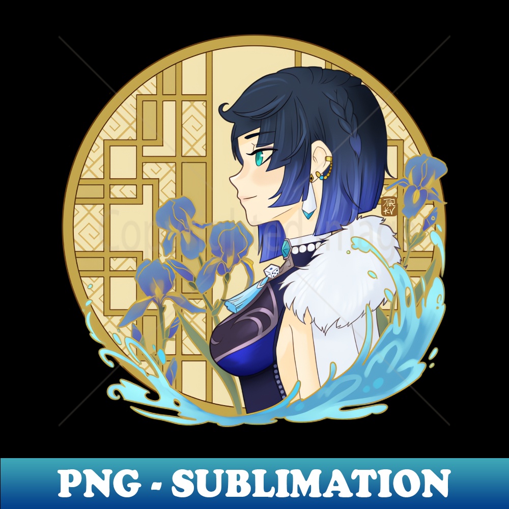 Yelan Genshin Impact - PNG Transparent Sublimation Design - | Inspire ...