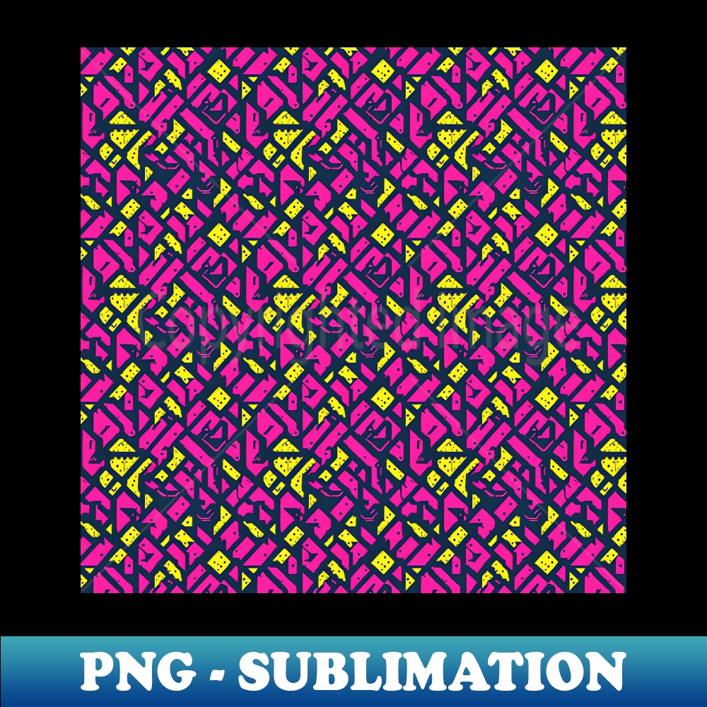 Pop Art 80s Pattern - Instant PNG Sublimation Download - Ins | Inspire ...