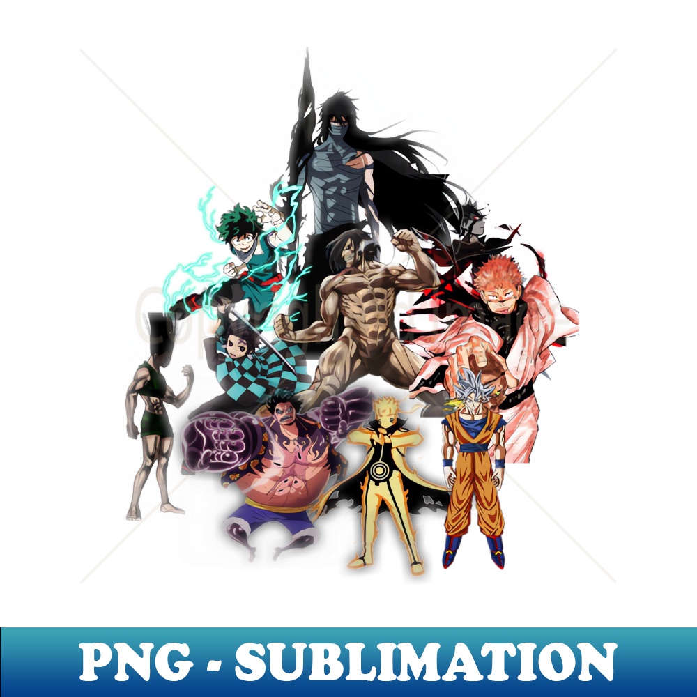 The best and strongest anime heroes - PNG Sublimation Digita | Inspire ...
