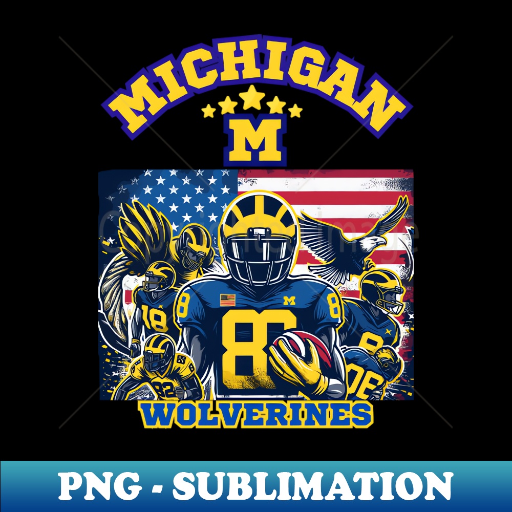 Michigan American Football Wolverines - High-Resolution PNG | Inspire ...