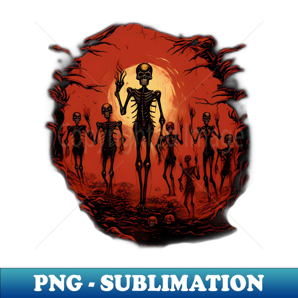 Skeleton Cave Painting - PNG Transparent Sublimation Design | Inspire ...