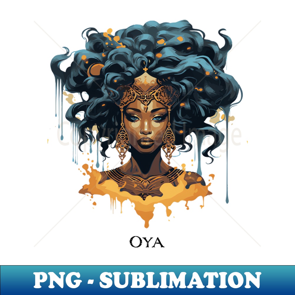 Oya - Yoruba goddess of storms and change - Illustration of | Inspire ...