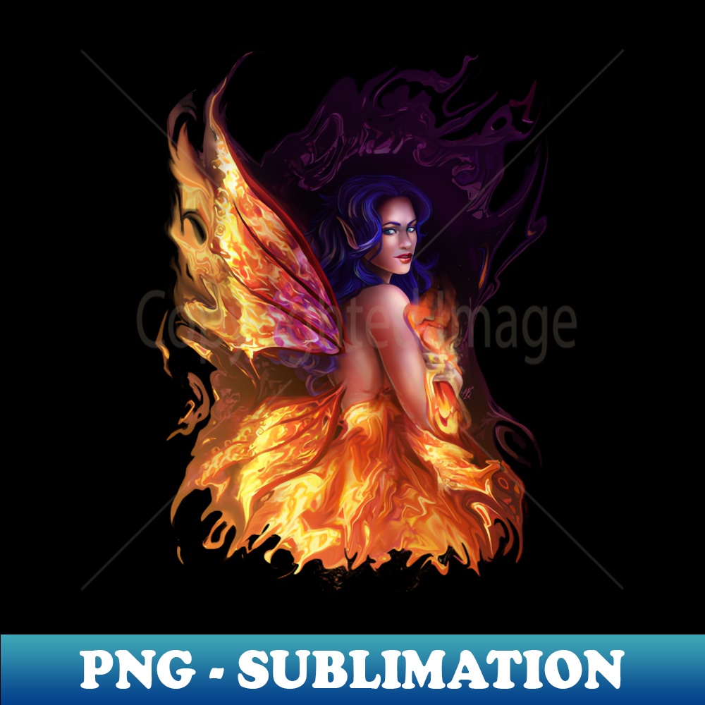 Fire Fae - Exclusive PNG Sublimation Download - Create with | Inspire ...