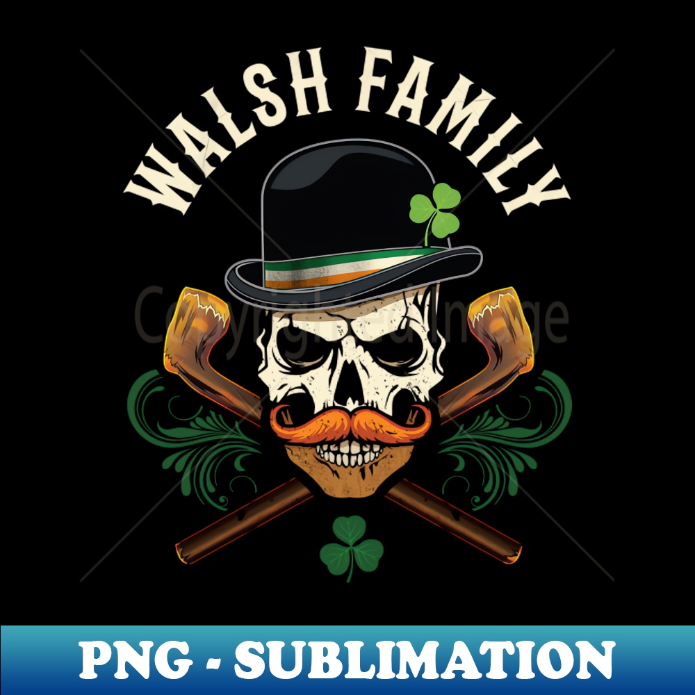 Walsh Family Irish Skull with Shillelagh - Signature Sublima | Inspire ...