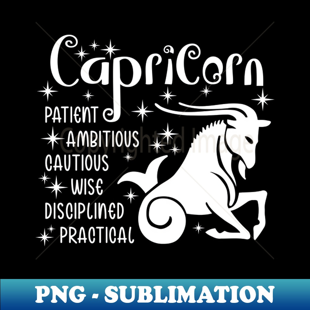 capricorn zodiac positive traits - Creative Sublimation PNG | Inspire ...