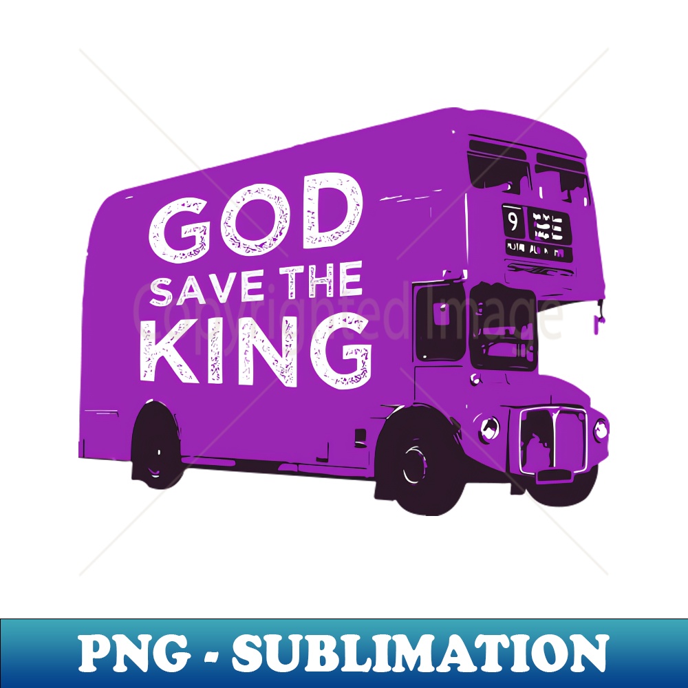 God save the King on a purple London bus - Elegant Sublimati | Inspire ...