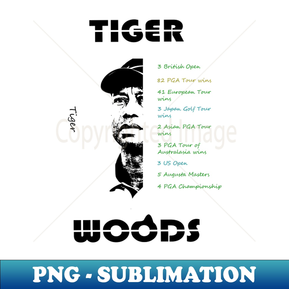 Tiger Woods - Professional Sublimation Digital Download - Bo | Inspire ...