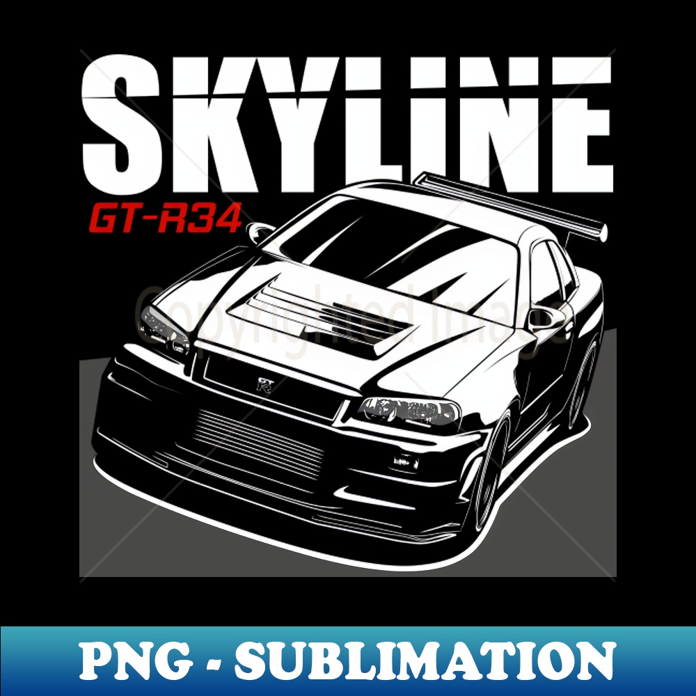 Skyline r34 - PNG Transparent Sublimation File - Bring Your - Inspire ...
