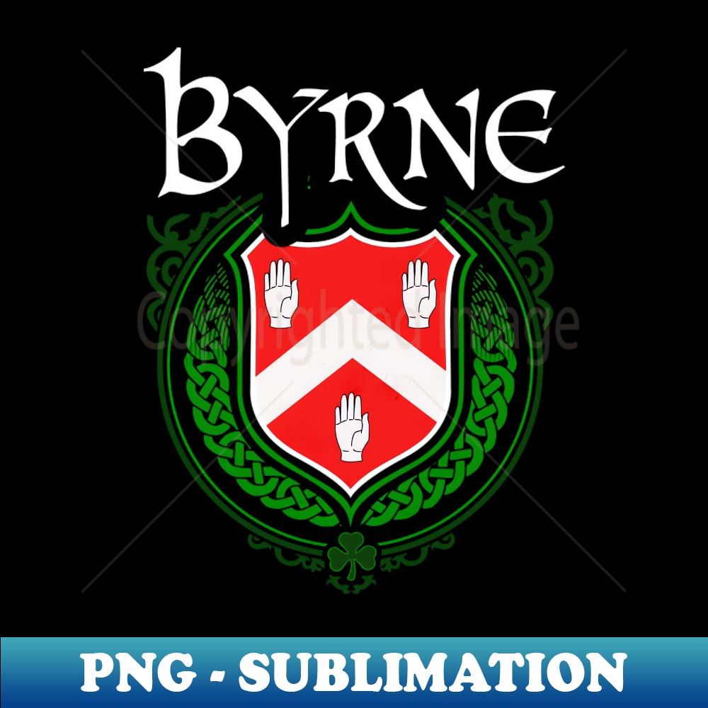 Byrne Family Irish Coat of Arms Clan Crest - Exclusive PNG S | Inspire ...