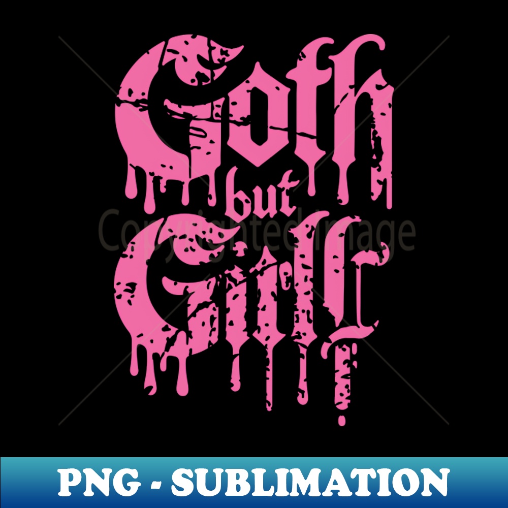 Goth but Girly - Girly Goth Aesthetic Drip Text Design - Aes - Inspire ...