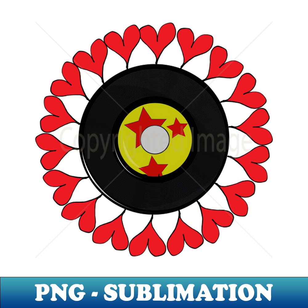 Vinyl love A pretty cute beautiful design with vinyl record | Inspire ...